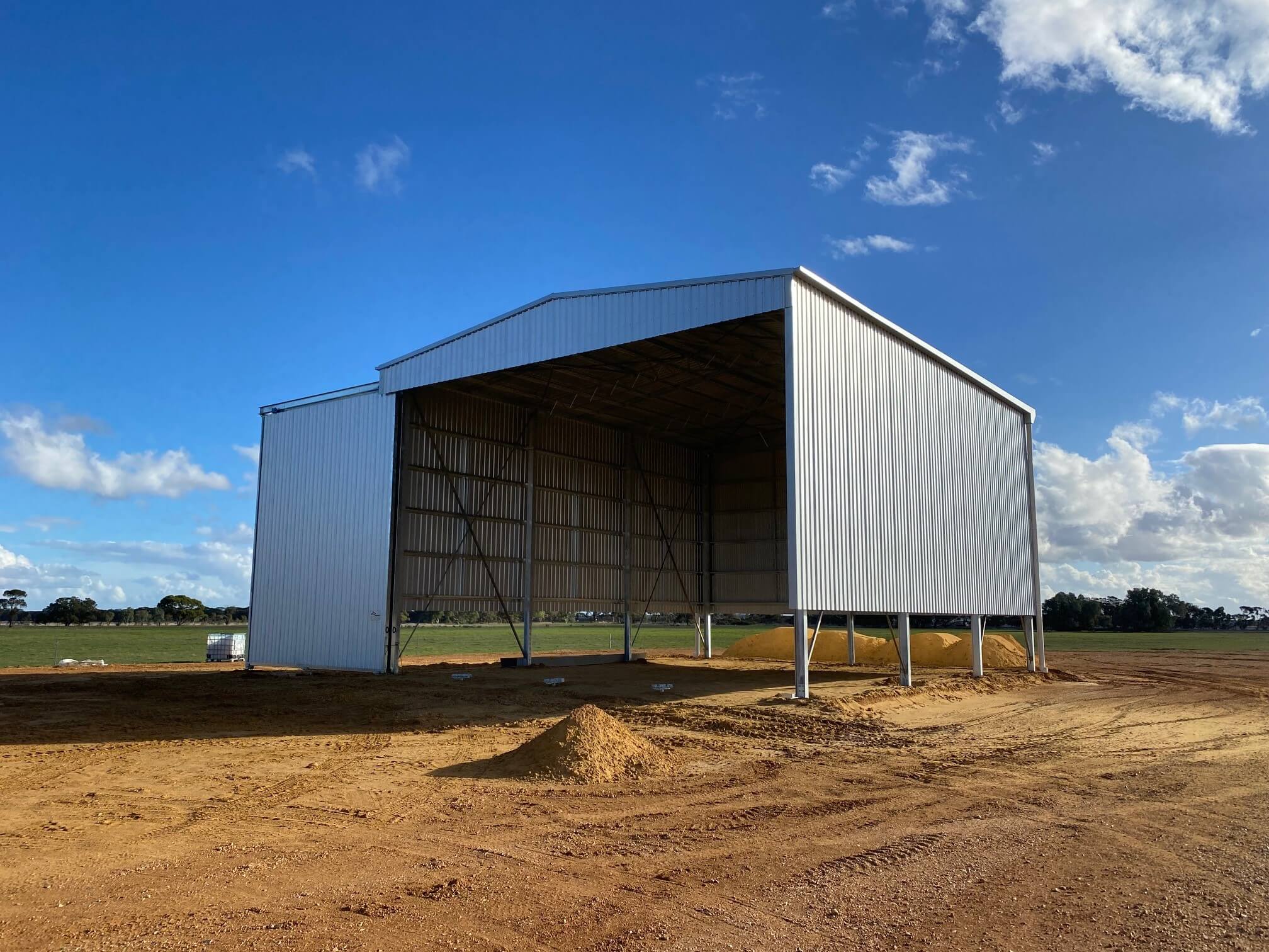 Grain & Fertiliser Sheds - Concrete Panel Sheds - AUSPAN
