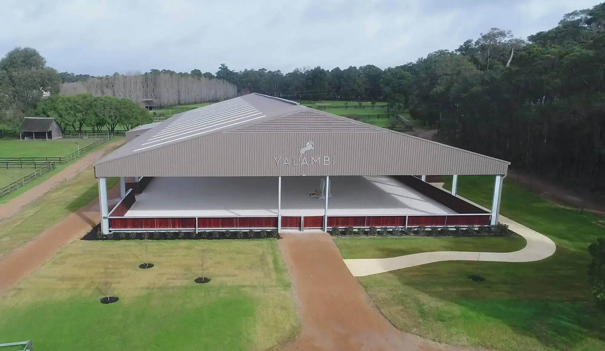 Yalambi Farm Stud Indoor Riding Arena - AUSPAN
