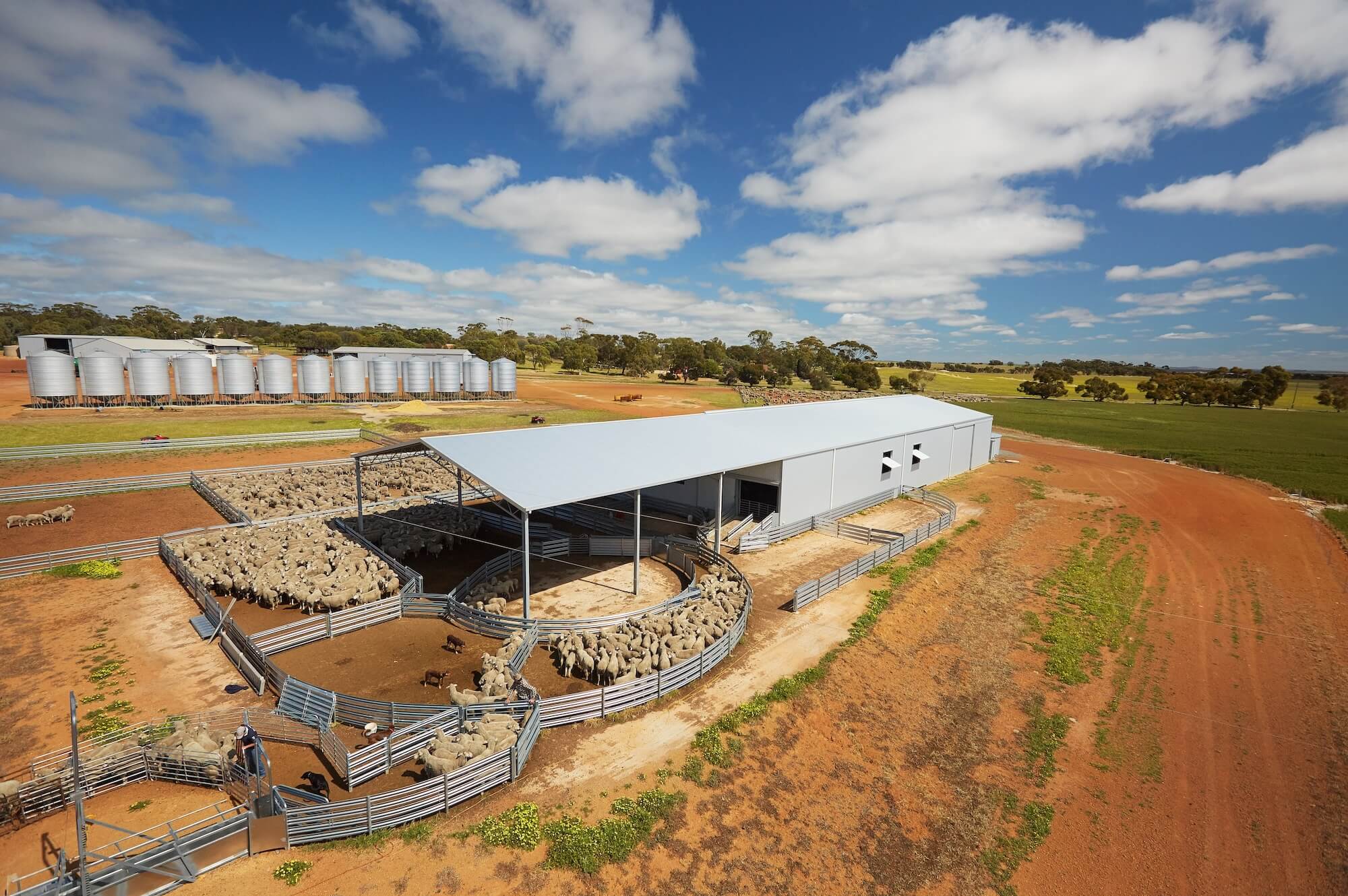 Shearing Sheds - Steel Farm Shearing Sheds - AUSPAN
