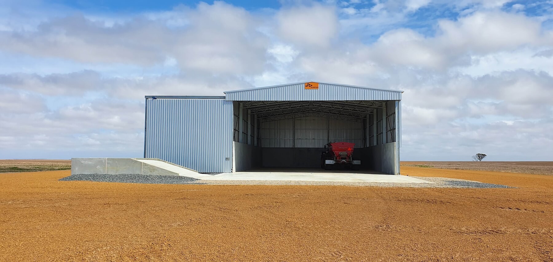 Grain & Fertiliser Sheds - Concrete Panel Sheds - AUSPAN