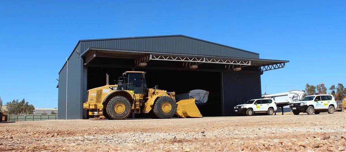 Sheds Perth - Steel Frame Construction - AUSPAN