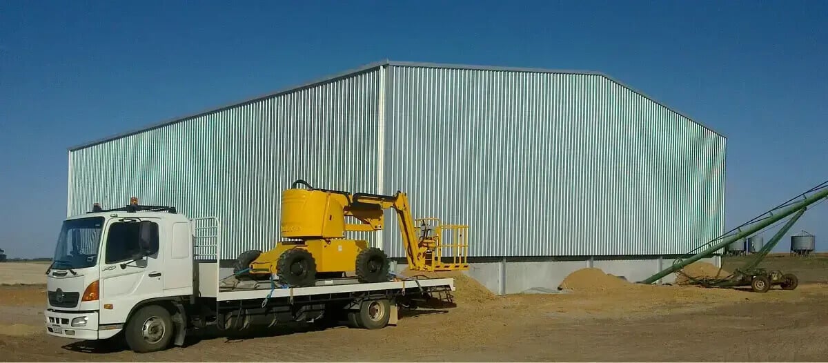 Grain Storage Shed For MA & PK Wood - AUSPAN